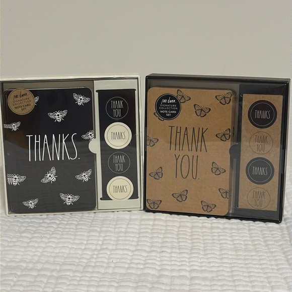 Rae Dunn | Office | Rae Dunn Thank You Cards And Stickers 2 | Poshmark
